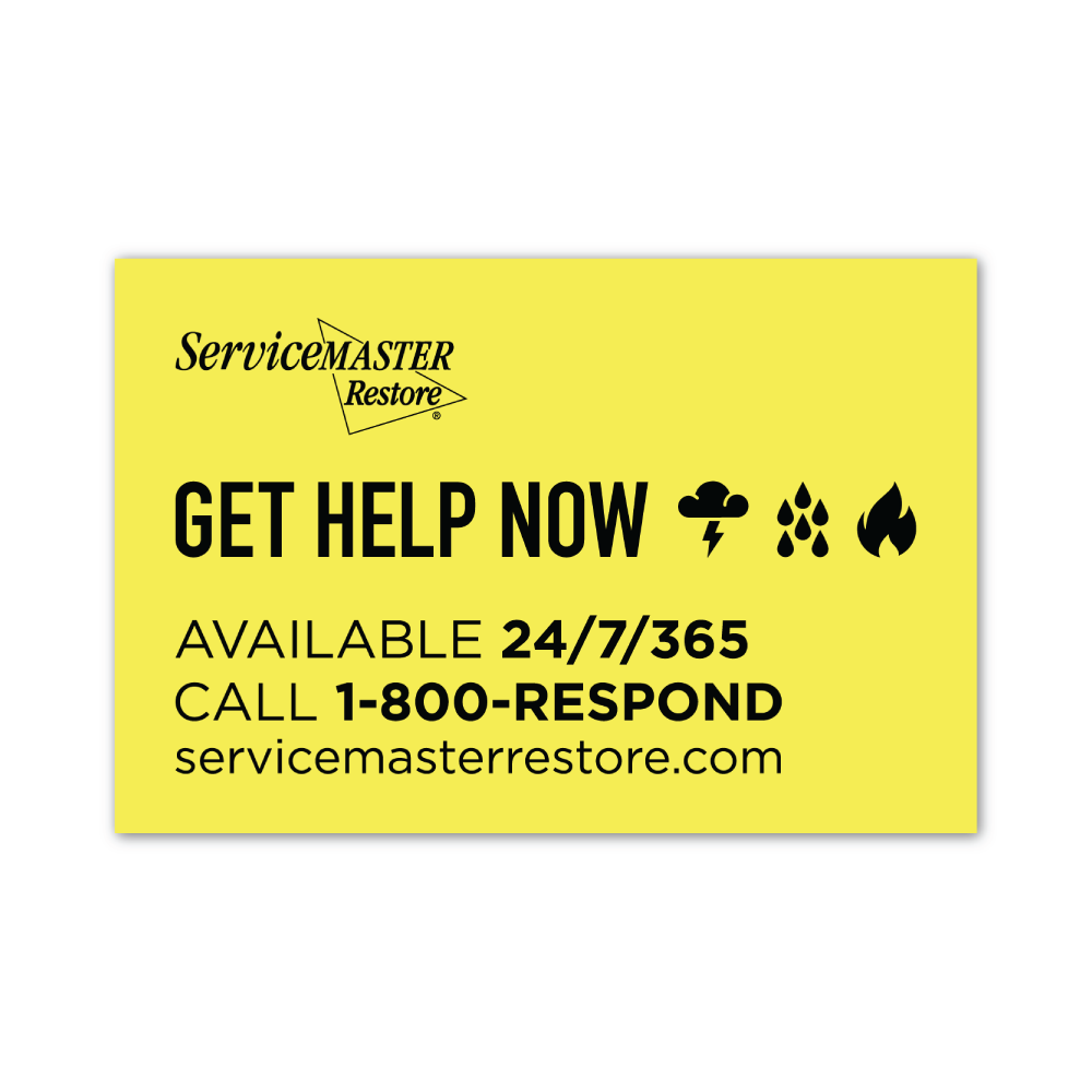 Restore Yellow Magnets – ServiceMaster Promo Items